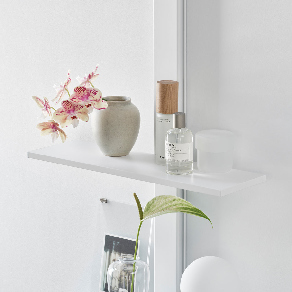 Shelf S White シェルフS ホワイト 奥行約16cm AS-SHS-WH｜平安伸銅工業オンラインショップ
