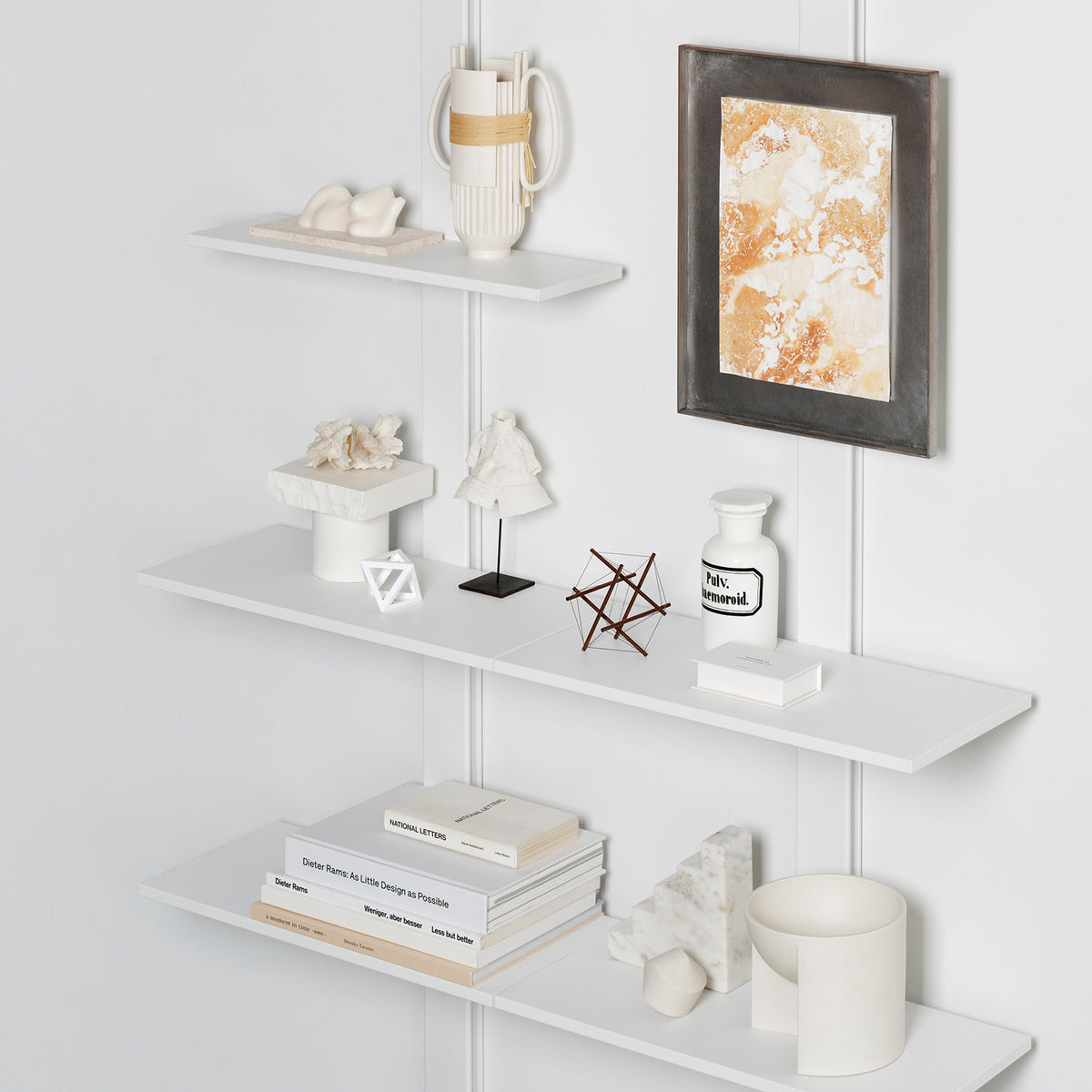 Shelf S White シェルフS ホワイト 奥行約16cm AS-SHS-WH｜平安伸銅工業オンラインショップ