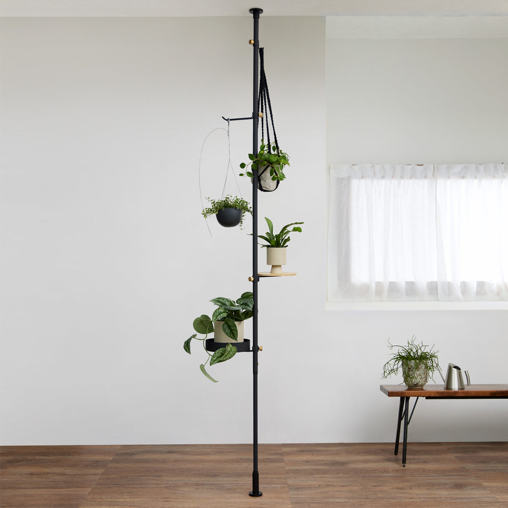 モリモリツリー SET Black 取付寸法200～275cm SET-BASE2-BK｜平安伸銅工業オンラインショップ